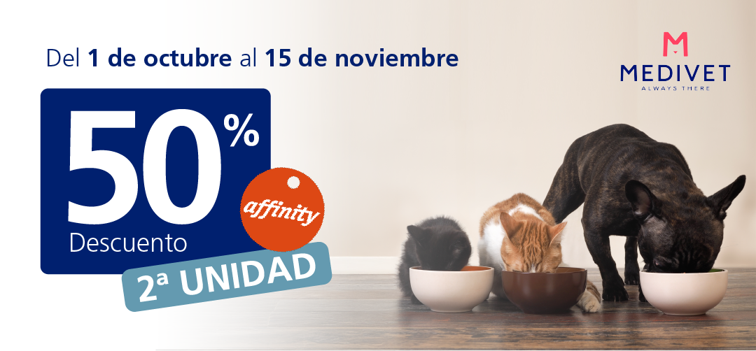 Promoción Affinity: 50% en la 2ª unidad